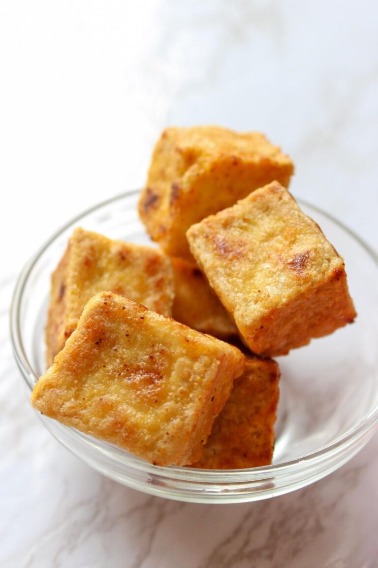 How To Make Crispy Tofu (Baked & Pan Fried) (baked or pan fried) - Damn ...