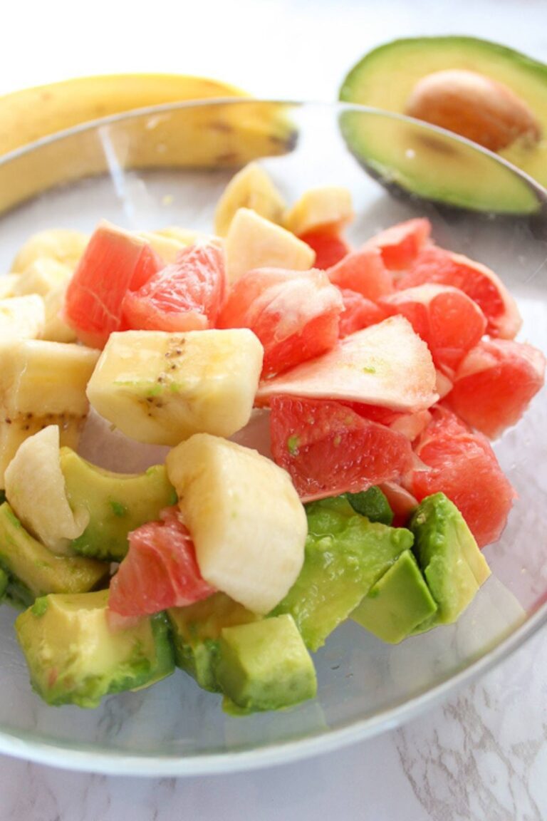 How to eat grapefruit (Grapefruit breakfast fruit salad) - Damn Tasty Vegan