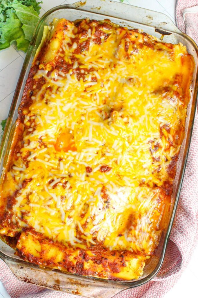 Dairy free lasagna (high protein) - Damn Tasty Vegan