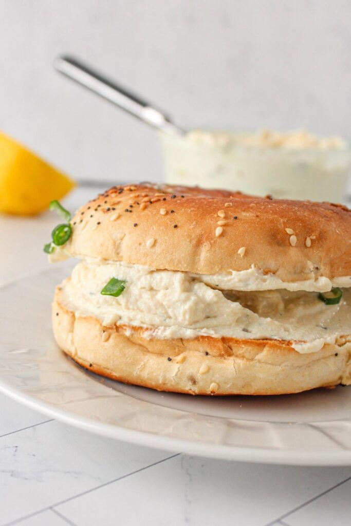 Tofu cream cheese - Damn Tasty Vegan