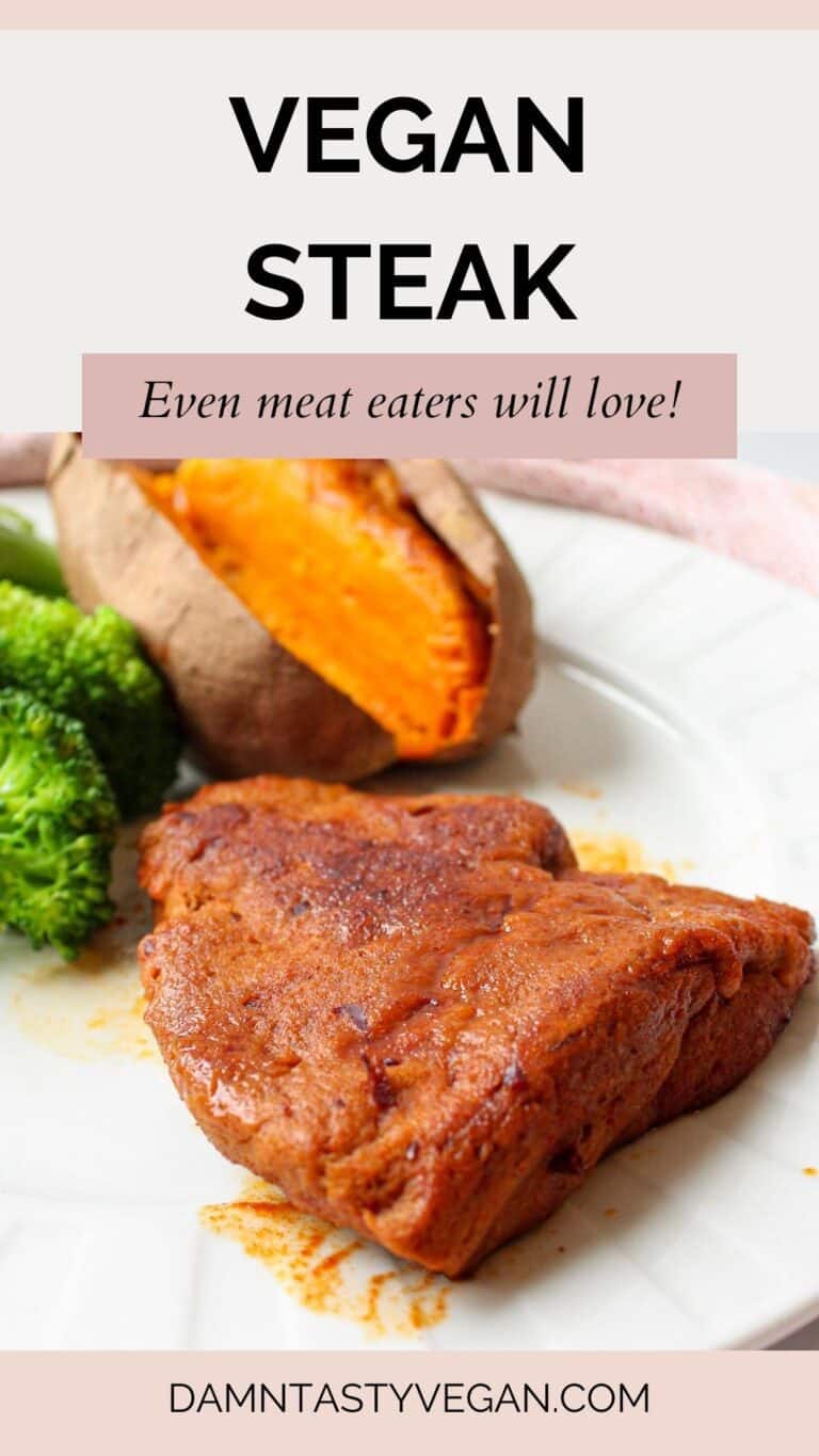 Vegan Steak (Seitan Steak) - Damn Tasty Vegan