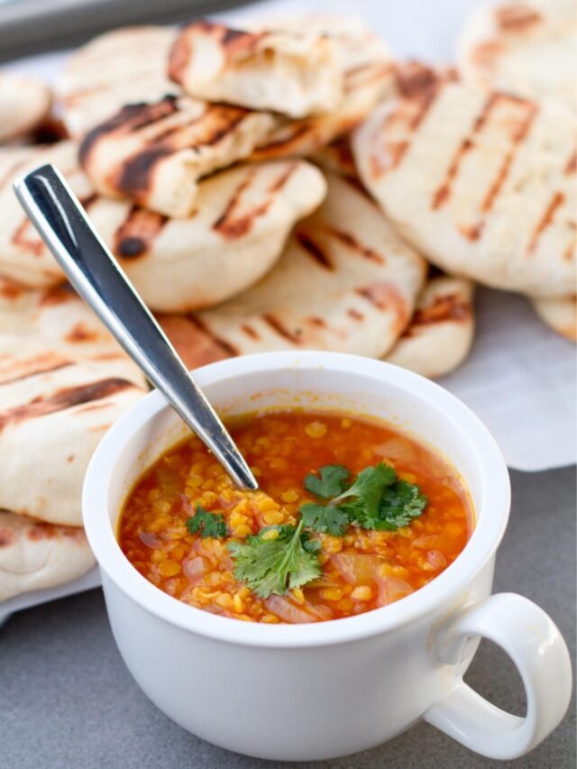 How to cook red lentils (instant pot and stovetop) - Damn Tasty Vegan
